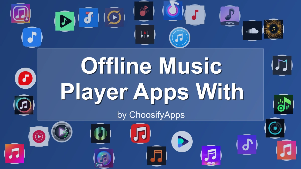 Offline Music Player Apps With Clean UI - Choosify Apps